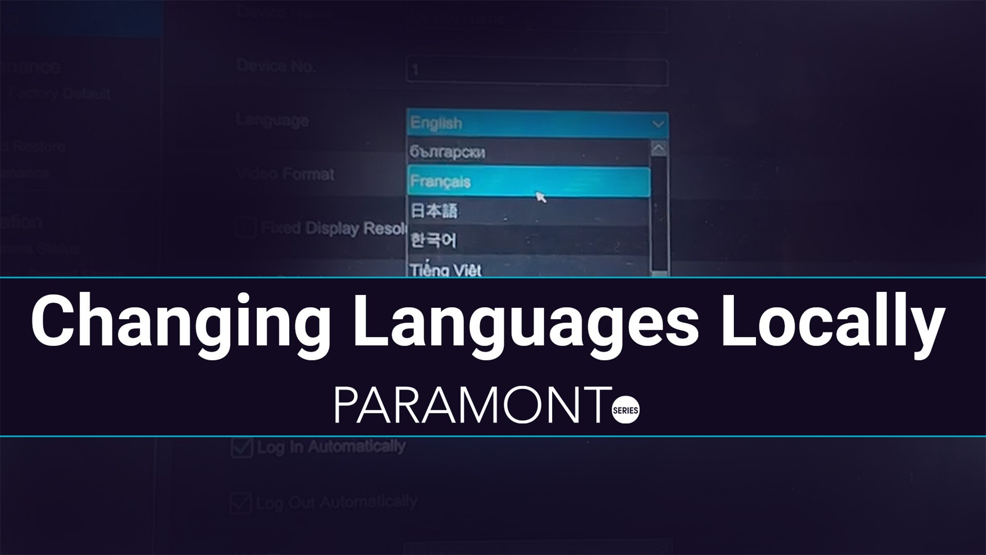 Paramont Series Support: Training Videos & Resources